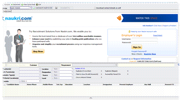 Choosethe Source from which you want todownload the resumes to ...
